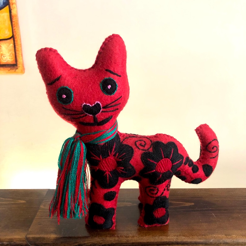 Peluche de gato cosido a mano - Etsy España