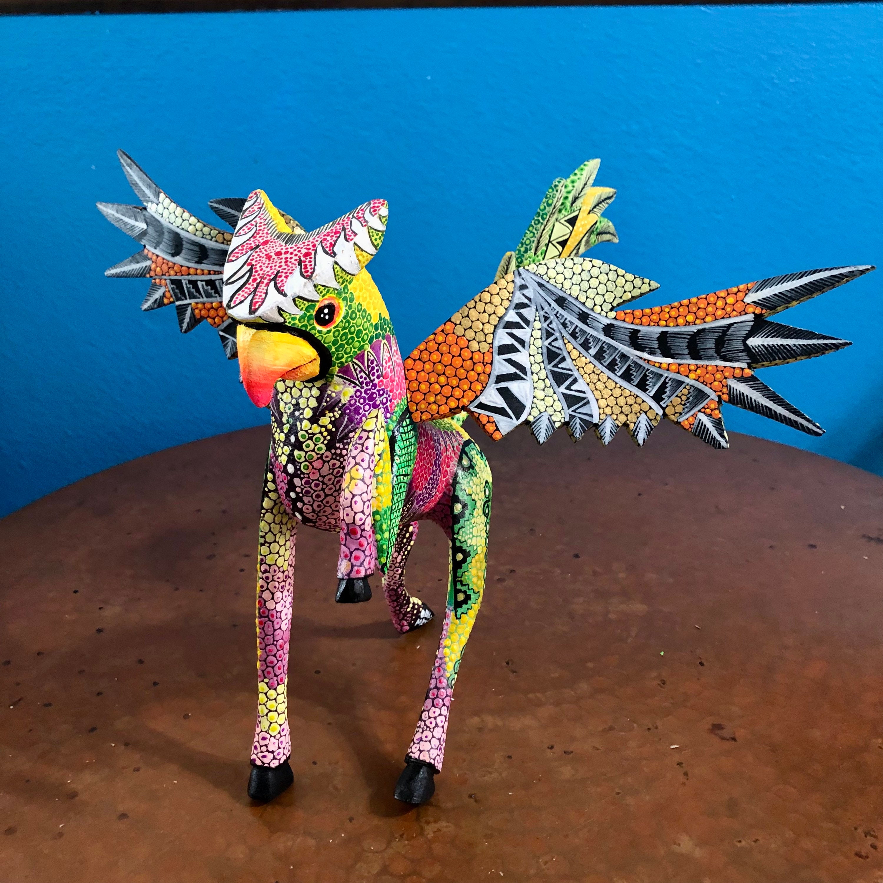 Alebrije Spirit Animal Wood Carving by Esperanza Martinez from Oaxaca ...