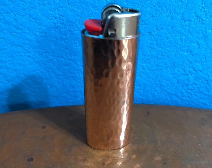 Handcrafted Pure Copper Lighter Cover With Hand Hammered - Etsy