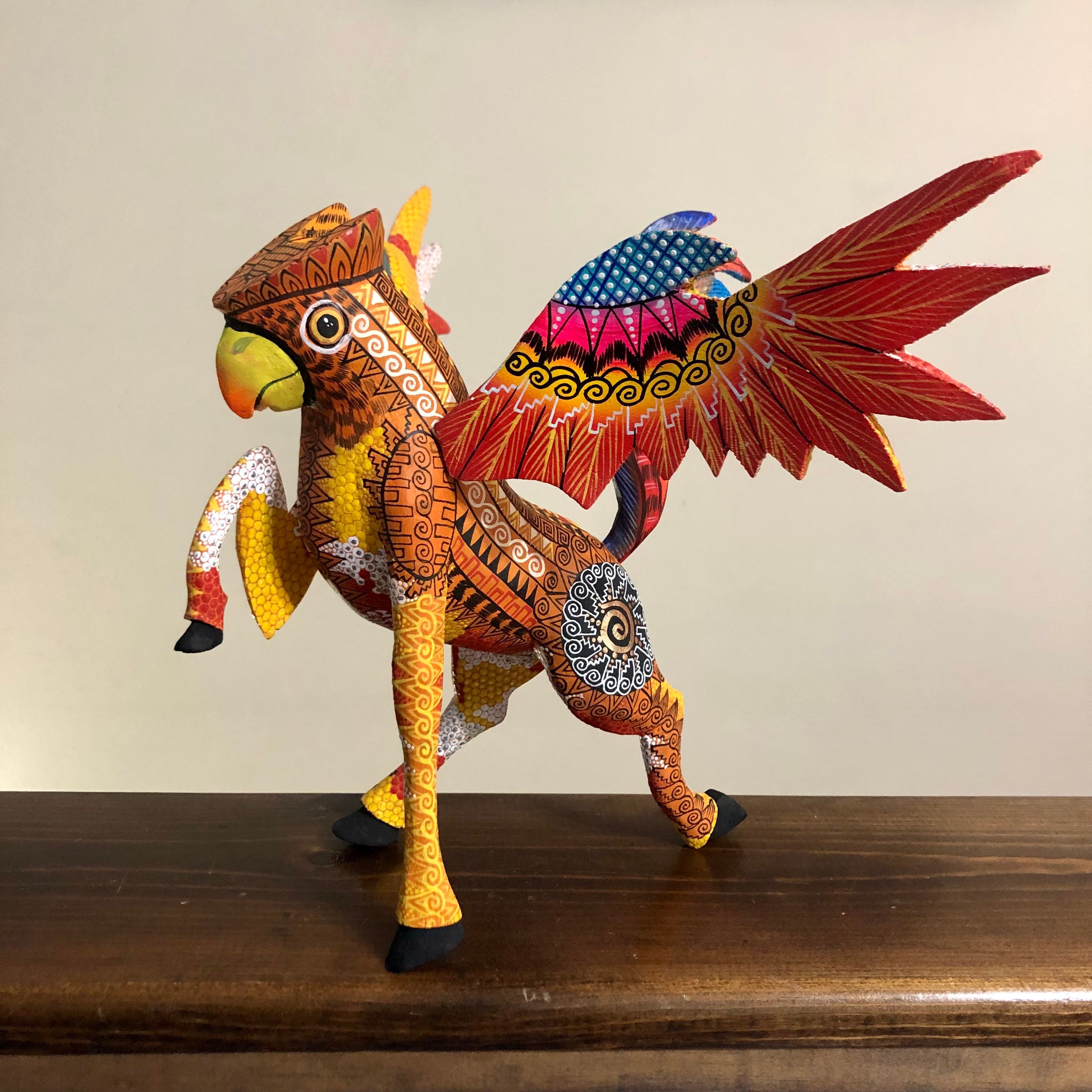 Alebrije Spirit Animal Wood Carving by Esperanza Martinez from Oaxaca ...