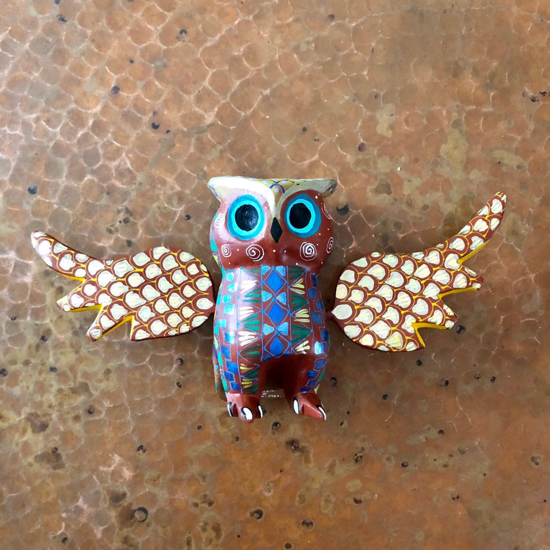 Alebrije Owl Handcrafted Wood Carving by Zeny Fuentes & Reyna Piña from ...