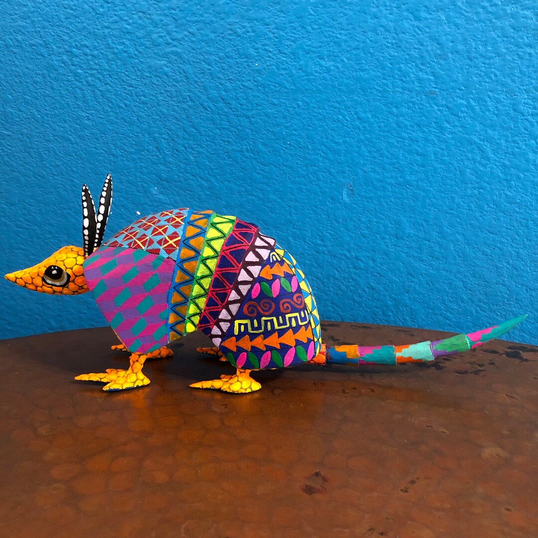 Alebrije Armadillo Wood Carving by Esperanza Martinez From - Etsy Alebrije Armadillo Wood Carving by Esperanza Martinez From - Etsy
