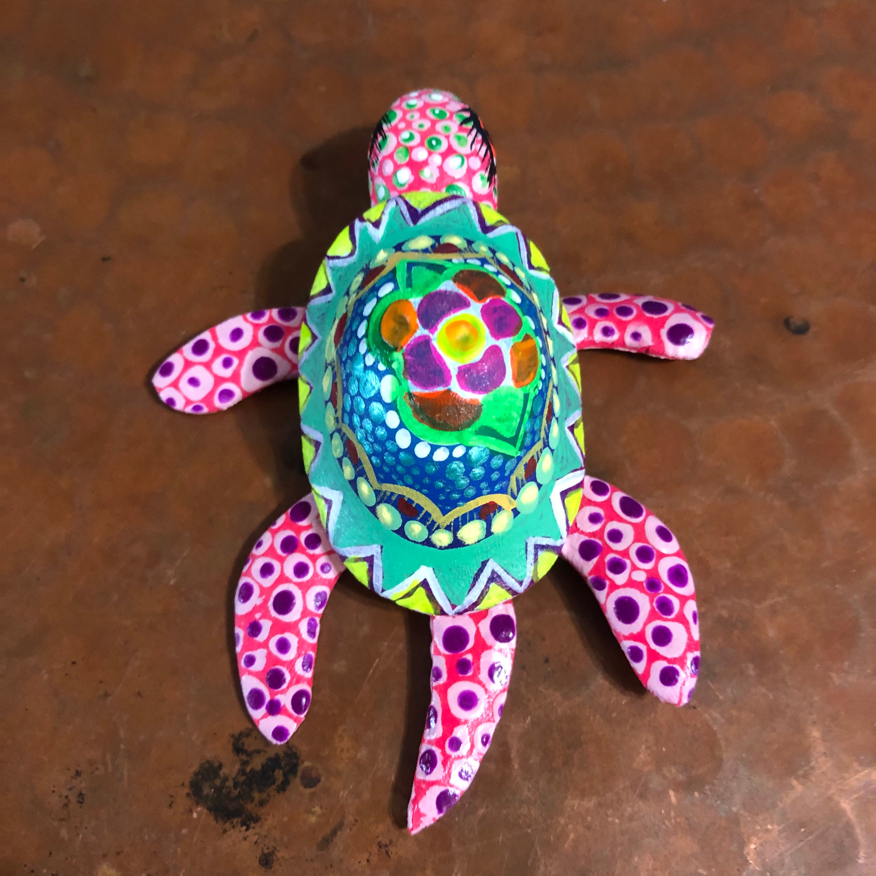 Alebrije Turtle Wood Carving by Roberto and Esperanza Martinez from ...
