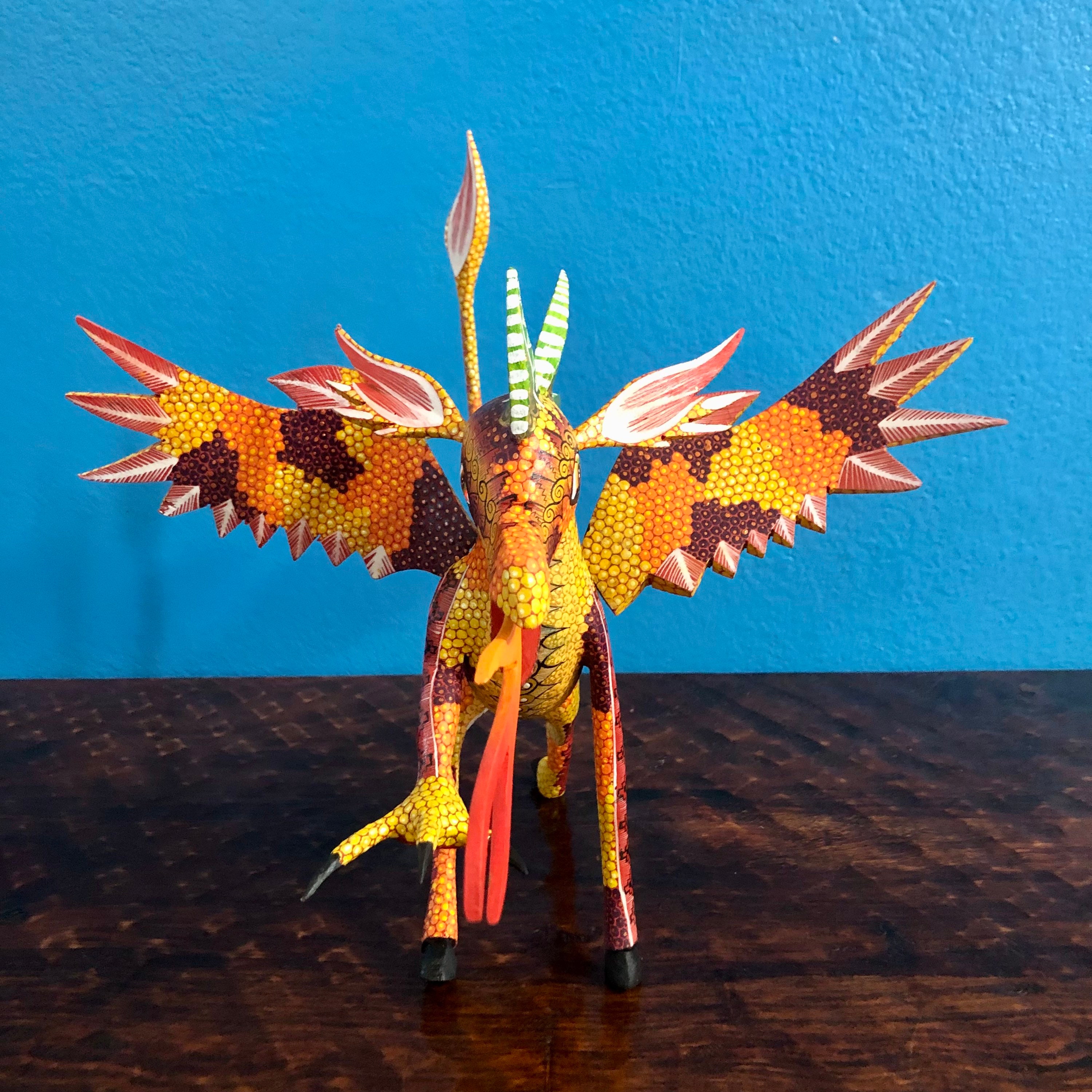 Alebrije Spirit Animal Wood Carving by Esperanza Martinez from Oaxaca ...