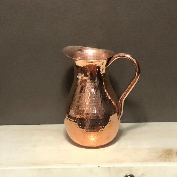 Copper Pitcher - Etsy