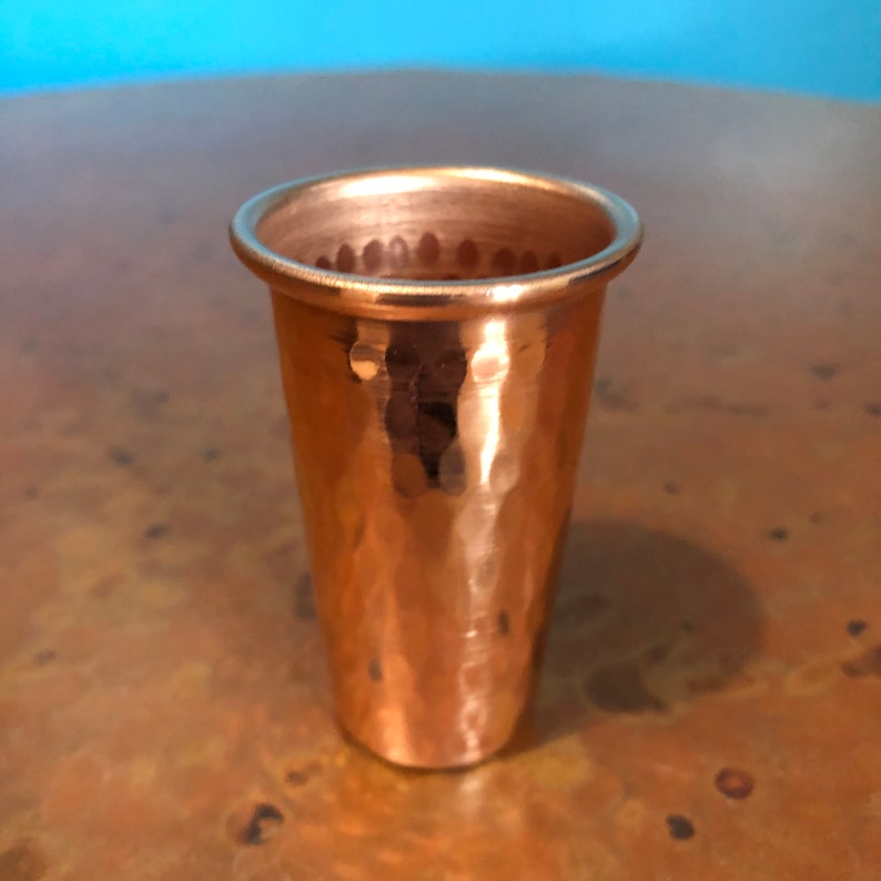 1.5oz Pure Hammered Copper Shot Glass - Etsy