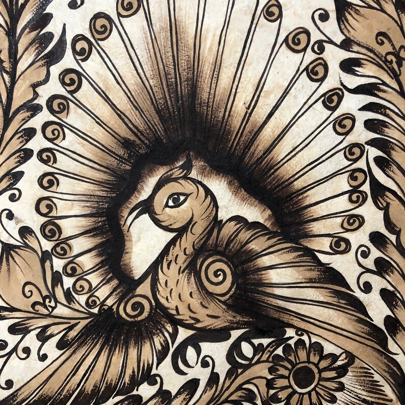 Handmade Amate Paper Wall Art From Mexico 15 1/2 X 23 1/4 | Etsy