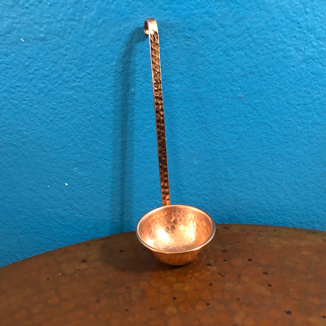 Pure Hammered Copper 2oz Ladle - Etsy