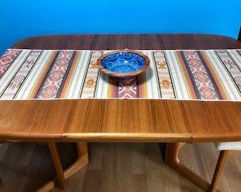 Woven Cotton Table Runner From Otavalo, Ecuador 64 X 20 - Etsy