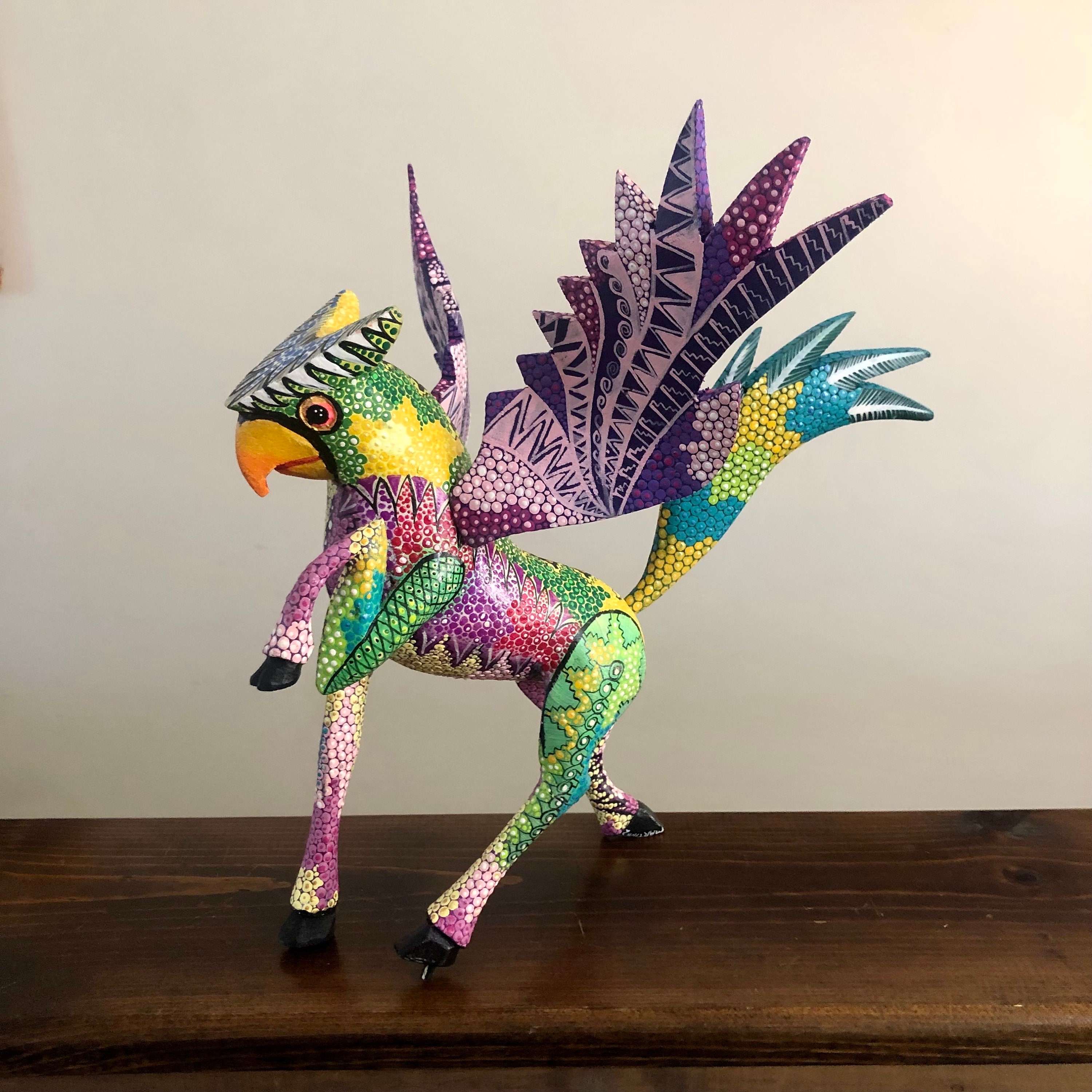 Alebrije Spirit Animal Wood Carving by Esperanza Martinez from Oaxaca ...
