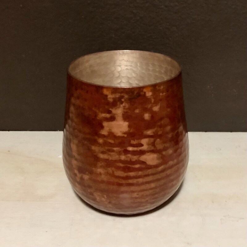 Hammered Copper Cup - Etsy
