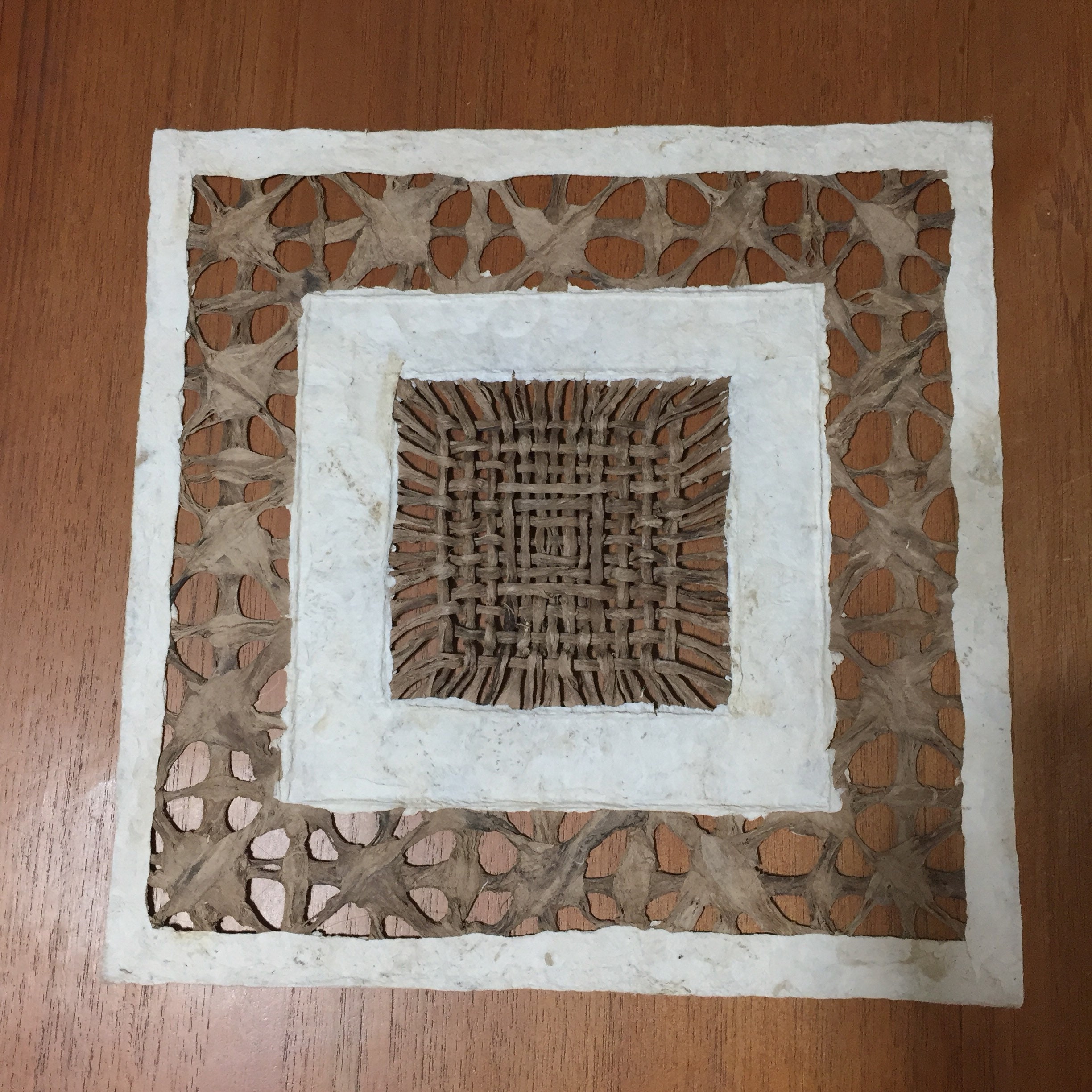 Amate Bark Paper Wall Art (11 3/4x11 3/4)