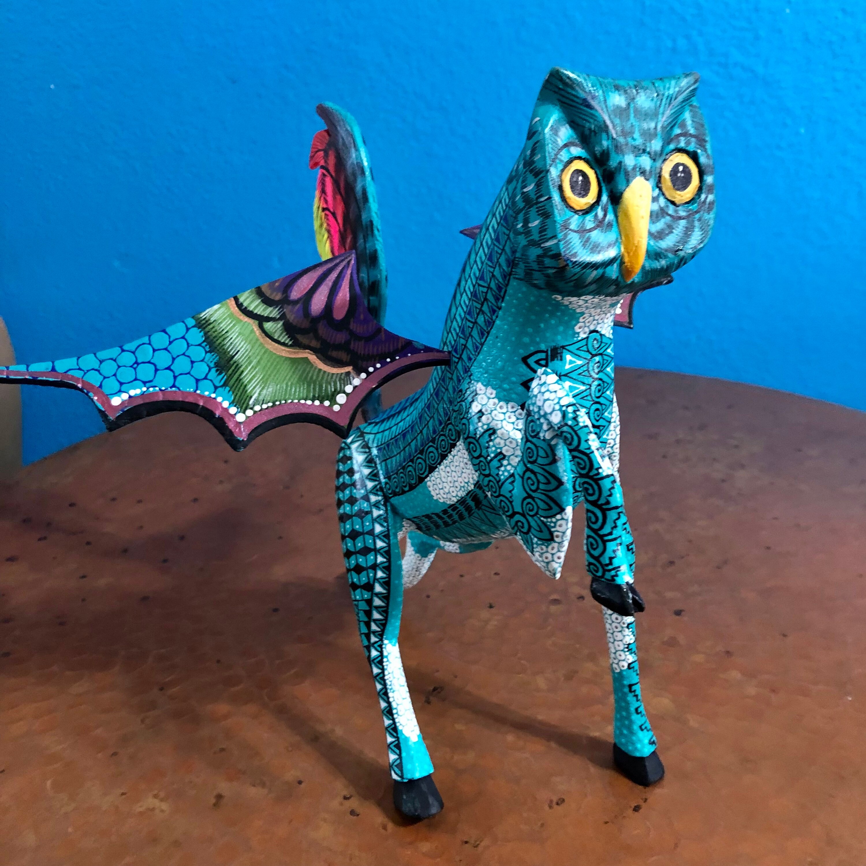 Alebrije Spirit Animal Wood Carving by Esperanza Martinez from Oaxaca ...