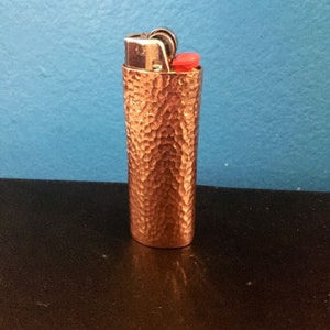 Handcrafted Pure Copper Lighter Cover with Hand Hammered | Etsy
