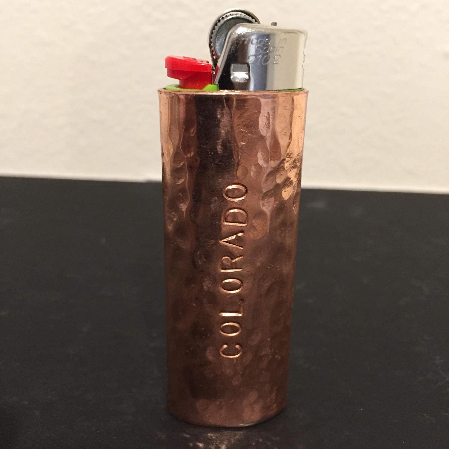 Pure Copper Lighter Cover with Colorado l