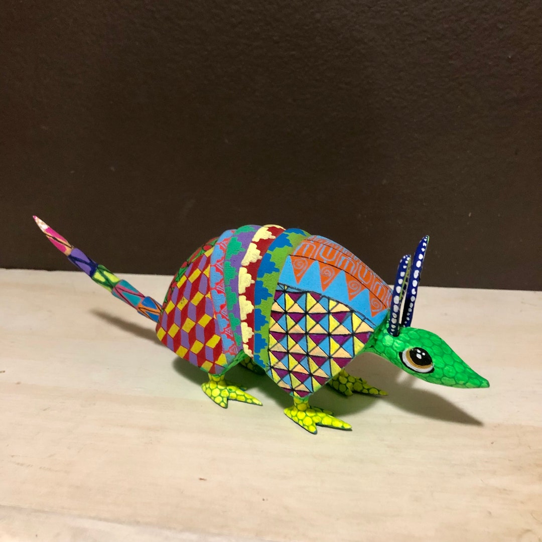 Alebrije Armadillo Wood Carving by Esperanza Martinez From Oaxaca ... Alebrije Armadillo Wood Carving by Esperanza Martinez From Oaxaca ...