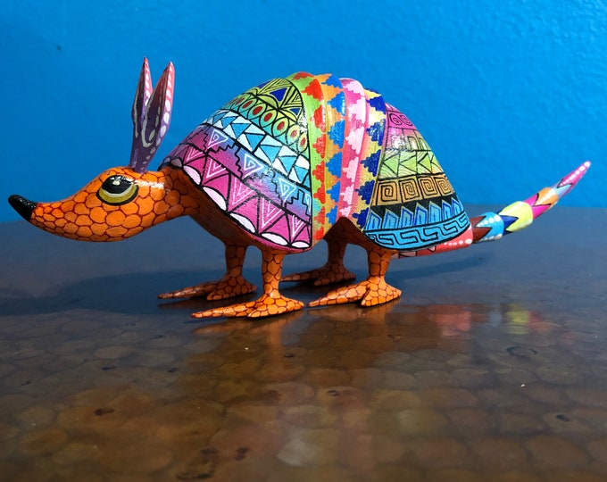 Alebrije Armadillo Wood Carving by Esperanza Martinez From Oaxaca ... Alebrije Armadillo Wood Carving by Esperanza Martinez From Oaxaca ...