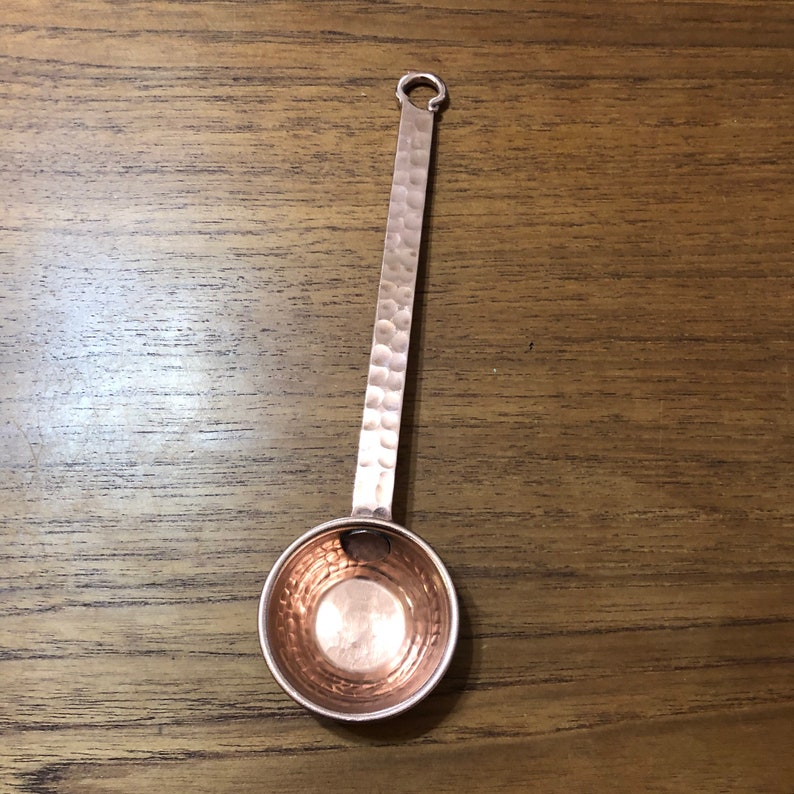 Hammered Copper 1/2oz 1 Tbsp. Coffee Scoop Measuring Spoon - Etsy