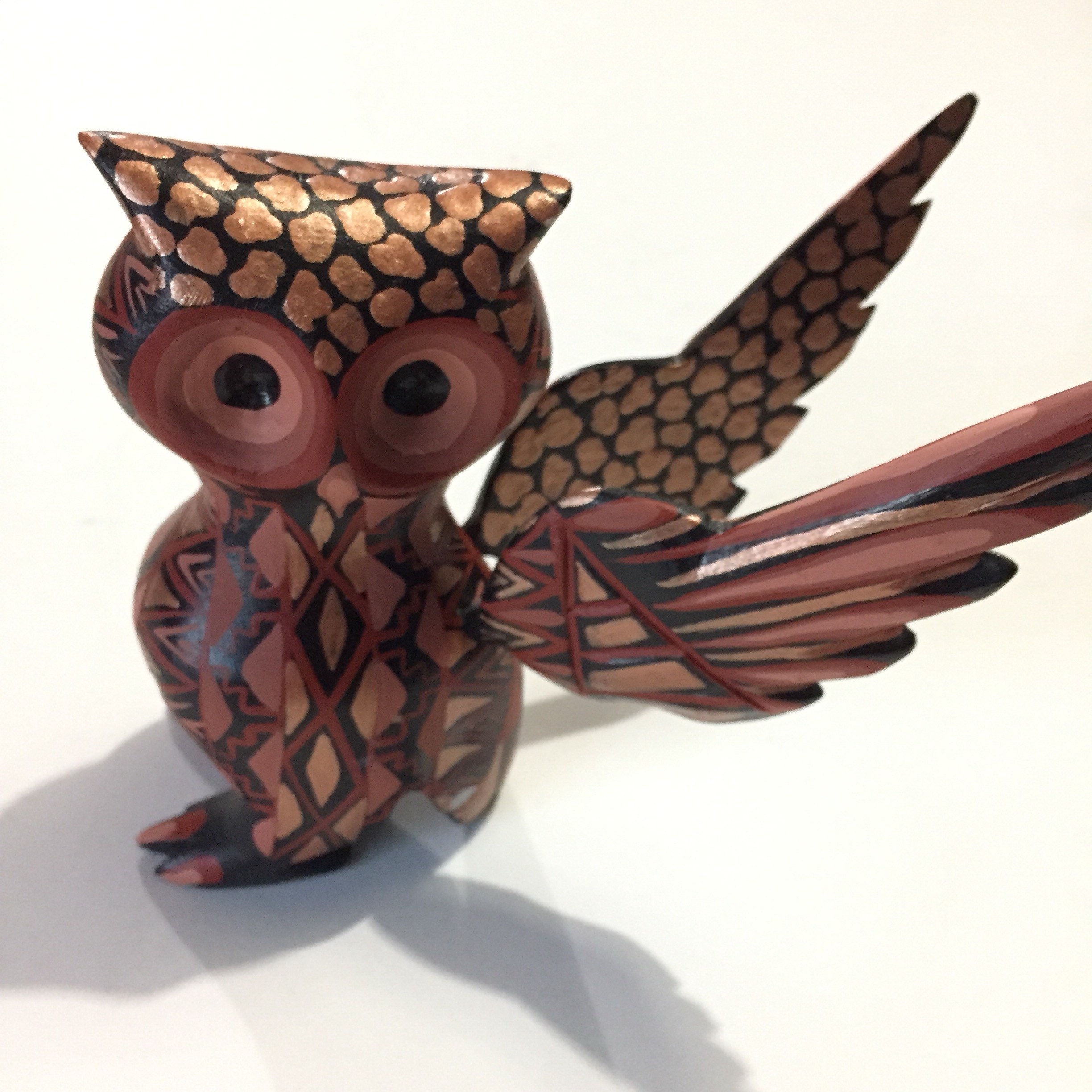 Alebrije Owl Handcrafted Wood Carving by Zeny Fuentes & Reyna Piña from ...