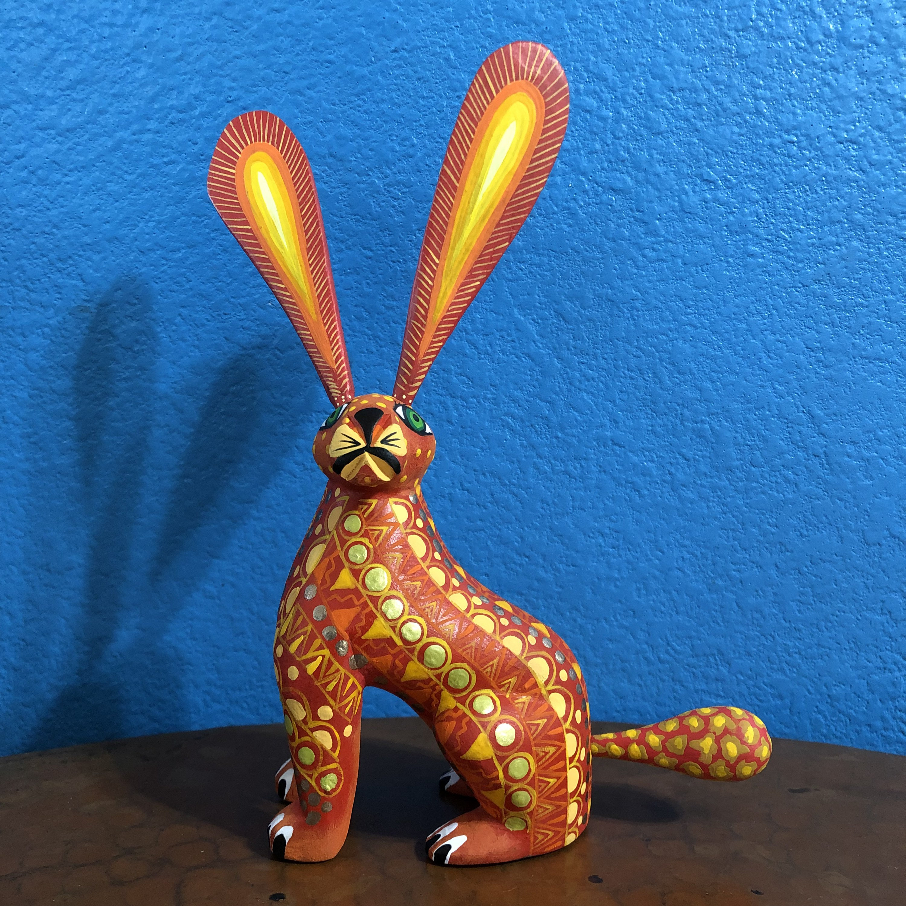 Alebrije Rabbit Handcrafted Wood Carving by Zeny Fuentes & Reyna Piña ...