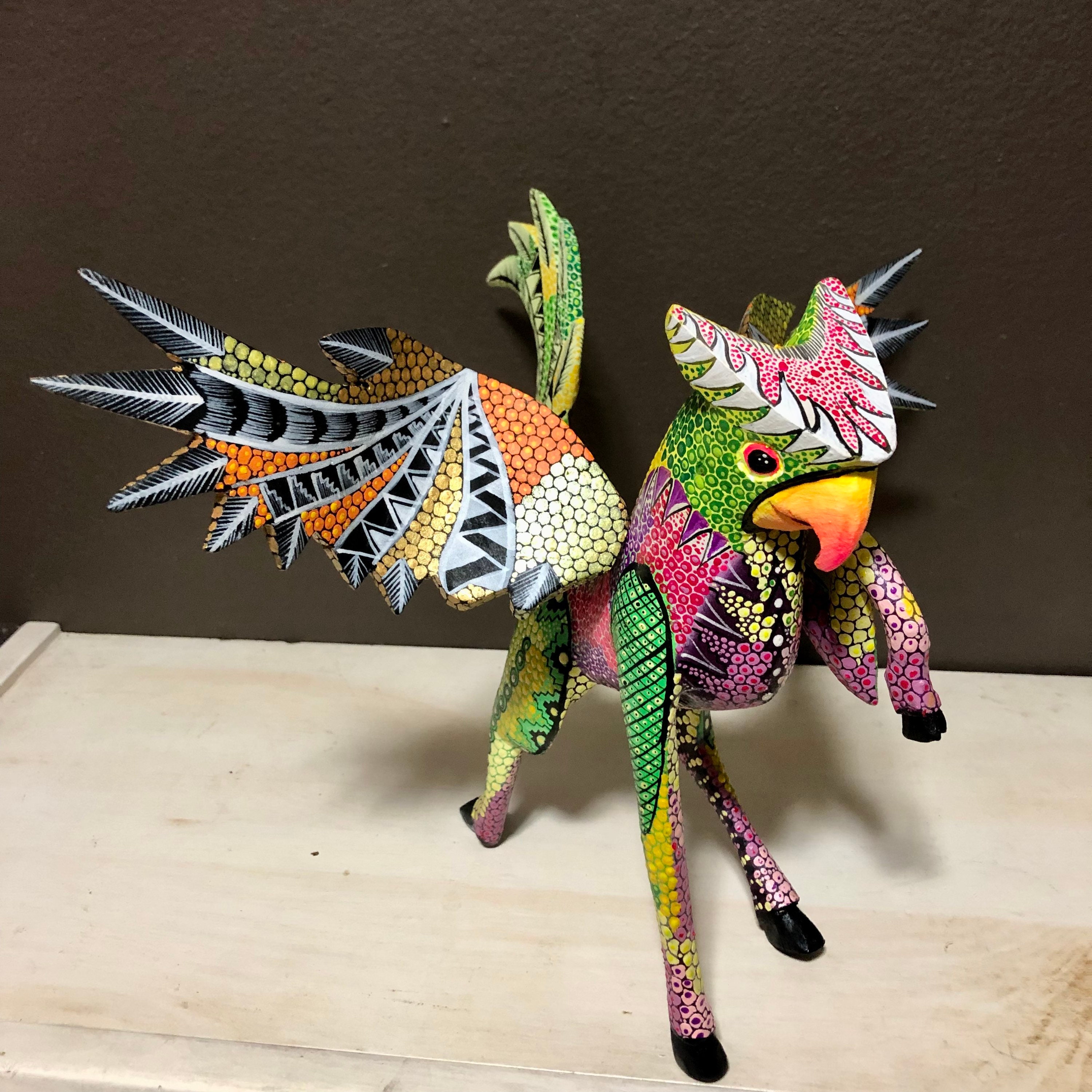 Alebrije Spirit Animal Wood Carving by Esperanza Martinez from Oaxaca ...