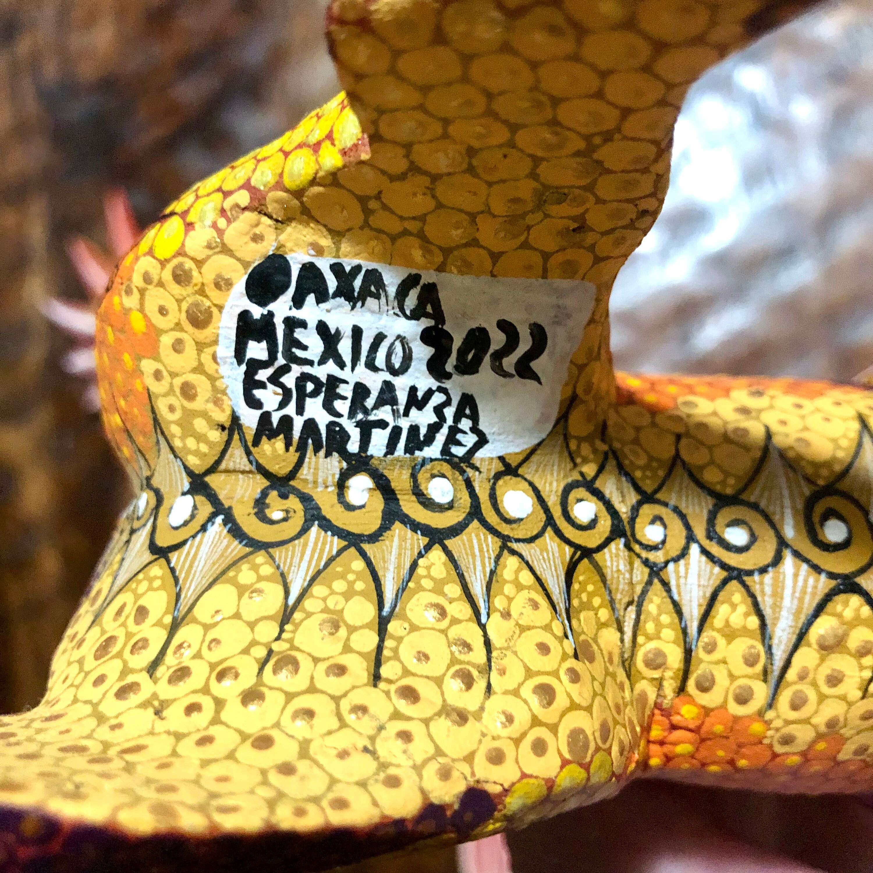 Alebrije Spirit Animal Wood Carving by Esperanza Martinez from Oaxaca ...