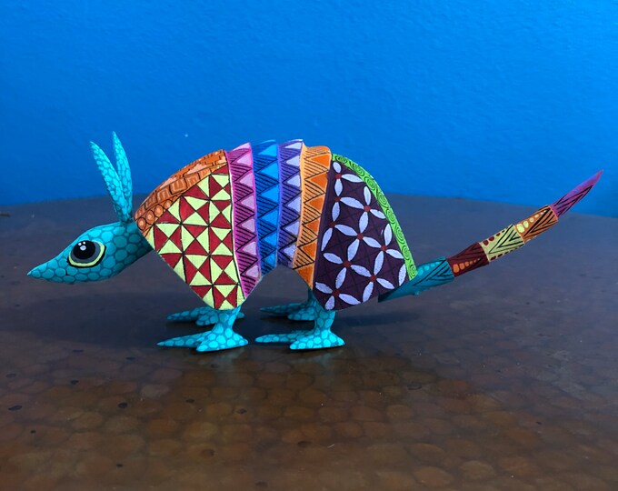 Alebrije Armadillo Wood Carving by Esperanza Martinez From Oaxaca ... Alebrije Armadillo Wood Carving by Esperanza Martinez From Oaxaca ...