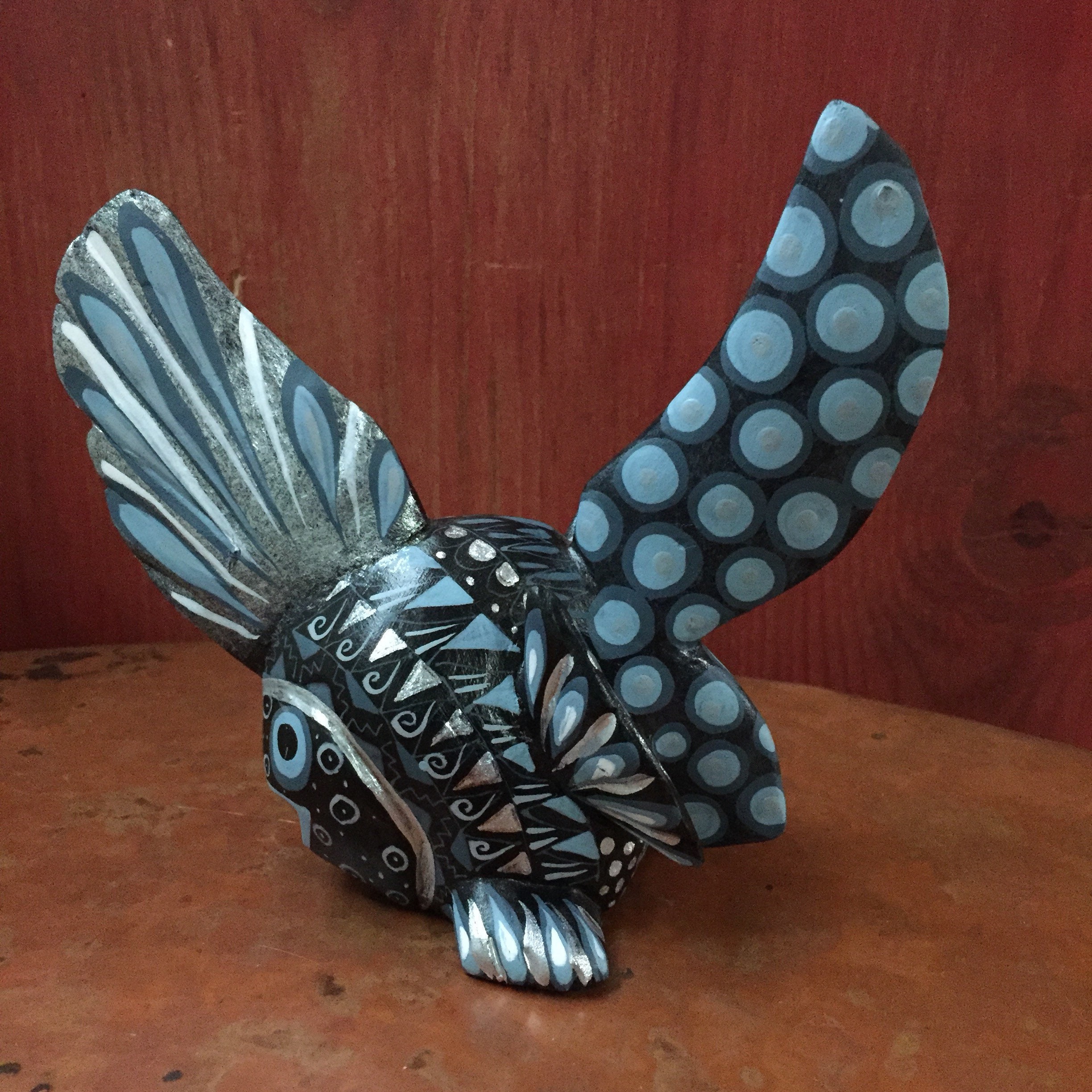 Alebrije Fish Handcrafted Wood Carving by Zeny Fuentes & Reyna Piña ...