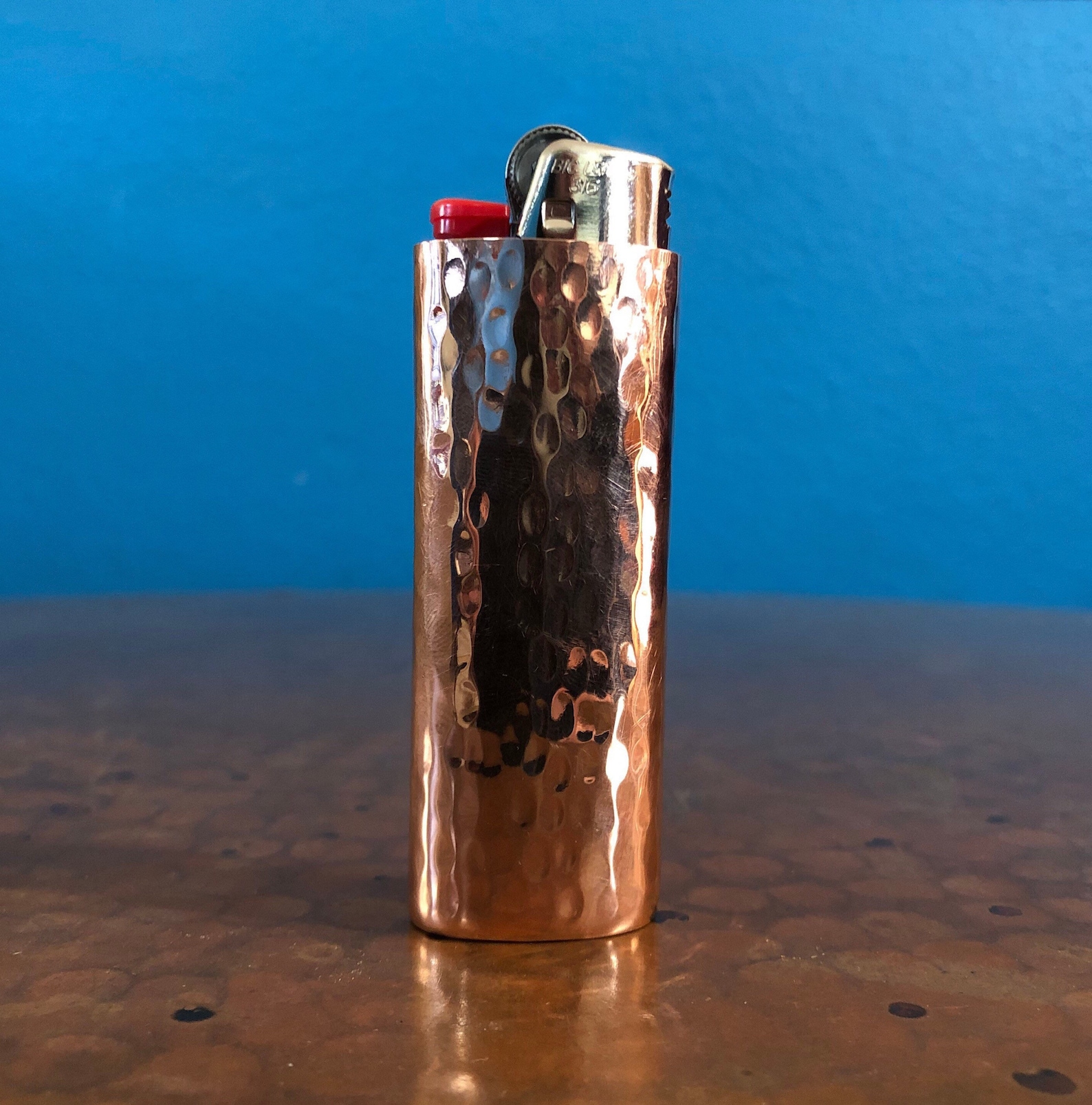 Handcrafted Pure Copper Lighter Cover With Hand Hammered - Etsy