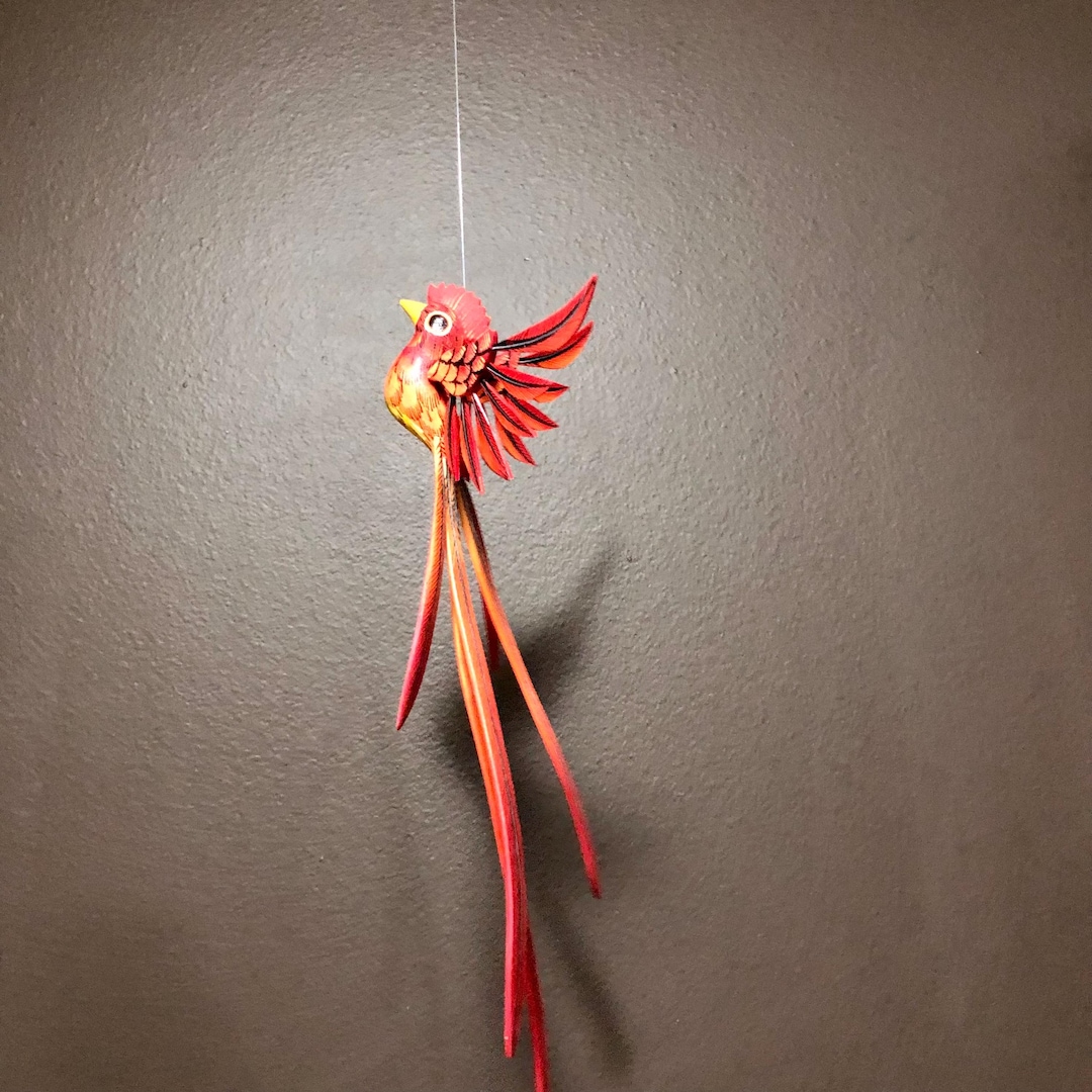 Alebrije Exotic Quetzal Bird Wood Carving by Roberto and Esperanza ...