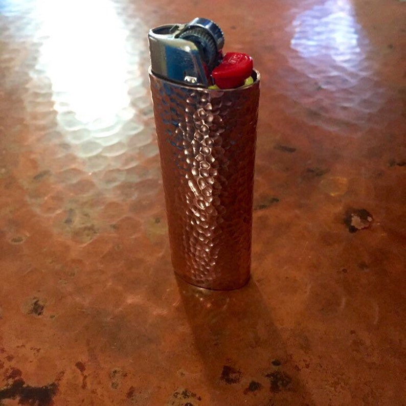 Handcrafted Pure Copper Lighter Cover with Hand Hammered | Etsy
