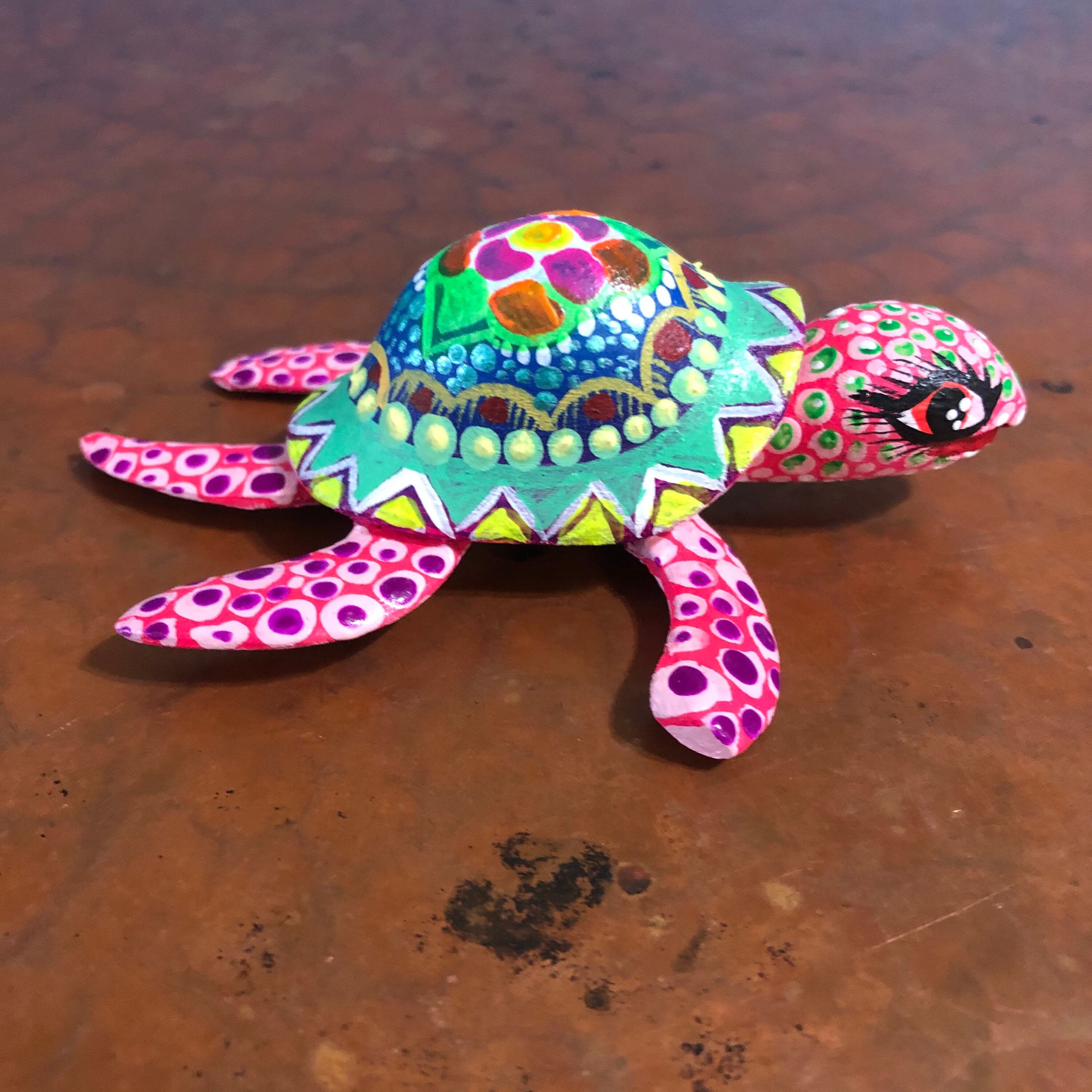 Alebrije Turtle Wood Carving by Roberto and Esperanza Martinez from ...