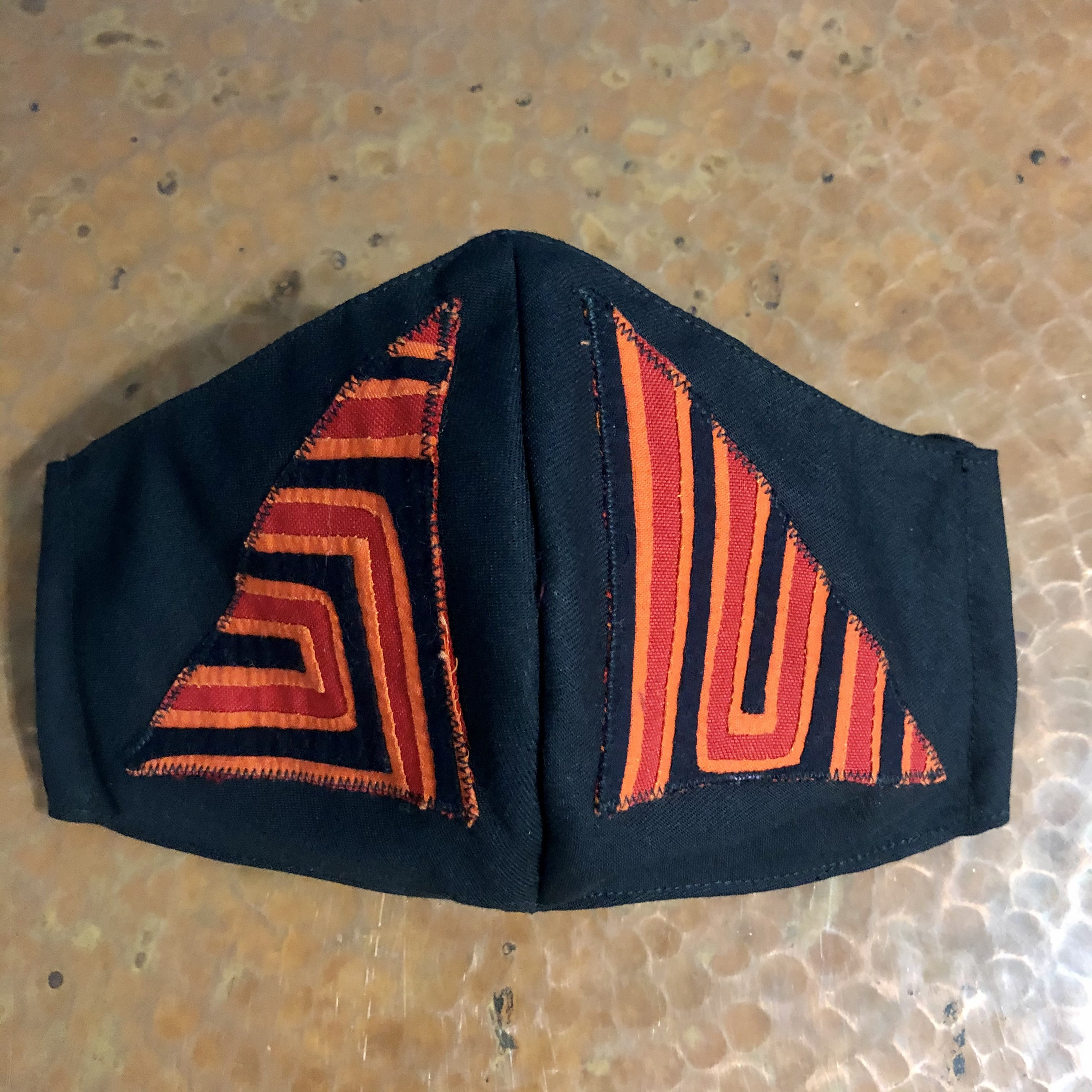 Colombian Face Mask with Traditional Kuna Mola Art Design with filter ...