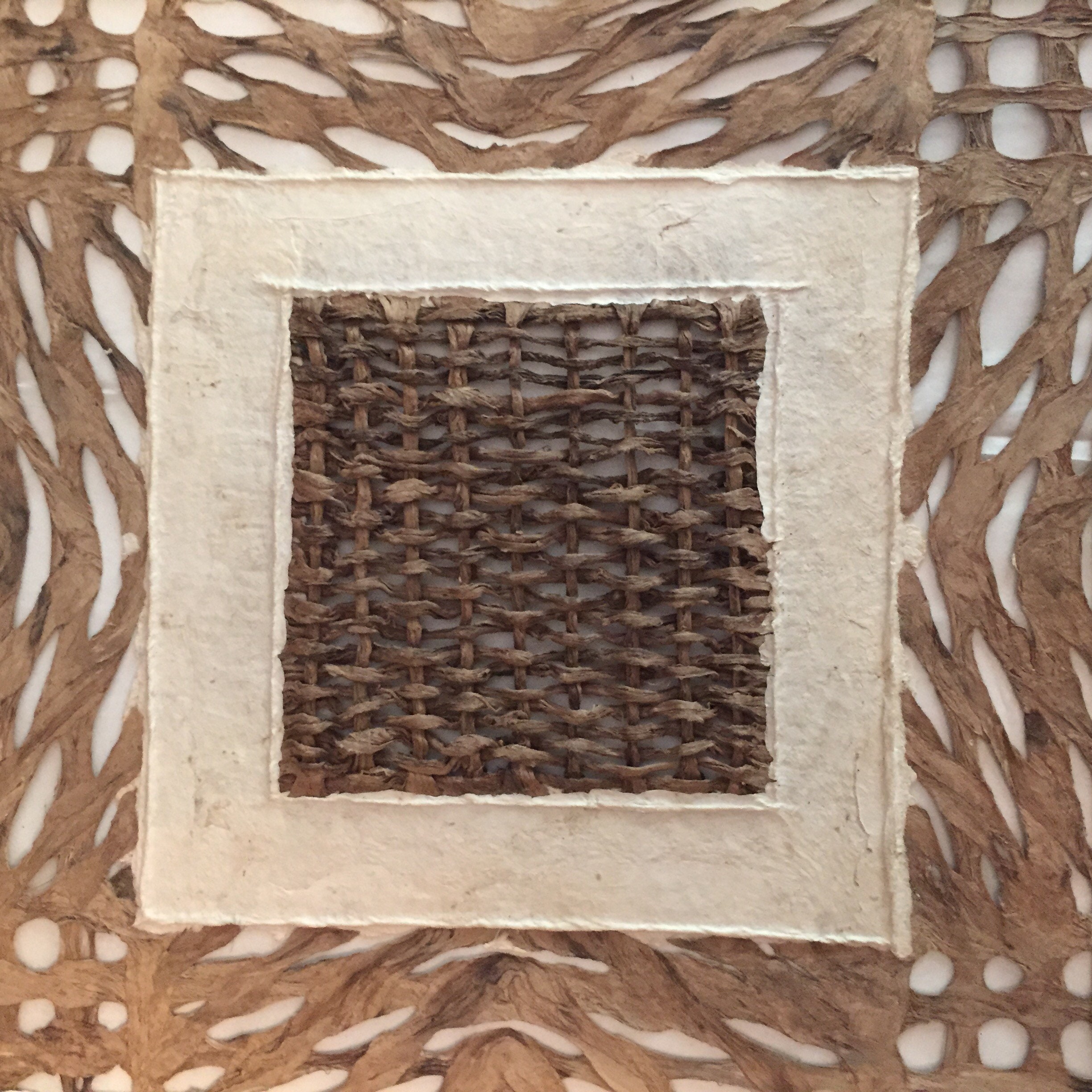 Amate Bark Paper Wall Art (11 3/4x11 3/4)