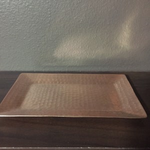 Pure Hammered Copper Valet Tray 8 X 5 - Etsy