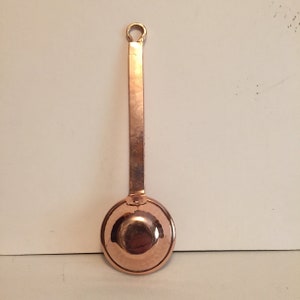 Hammered Copper 1oz Coffee Scoop Measuring Spoon - 8” - Etsy