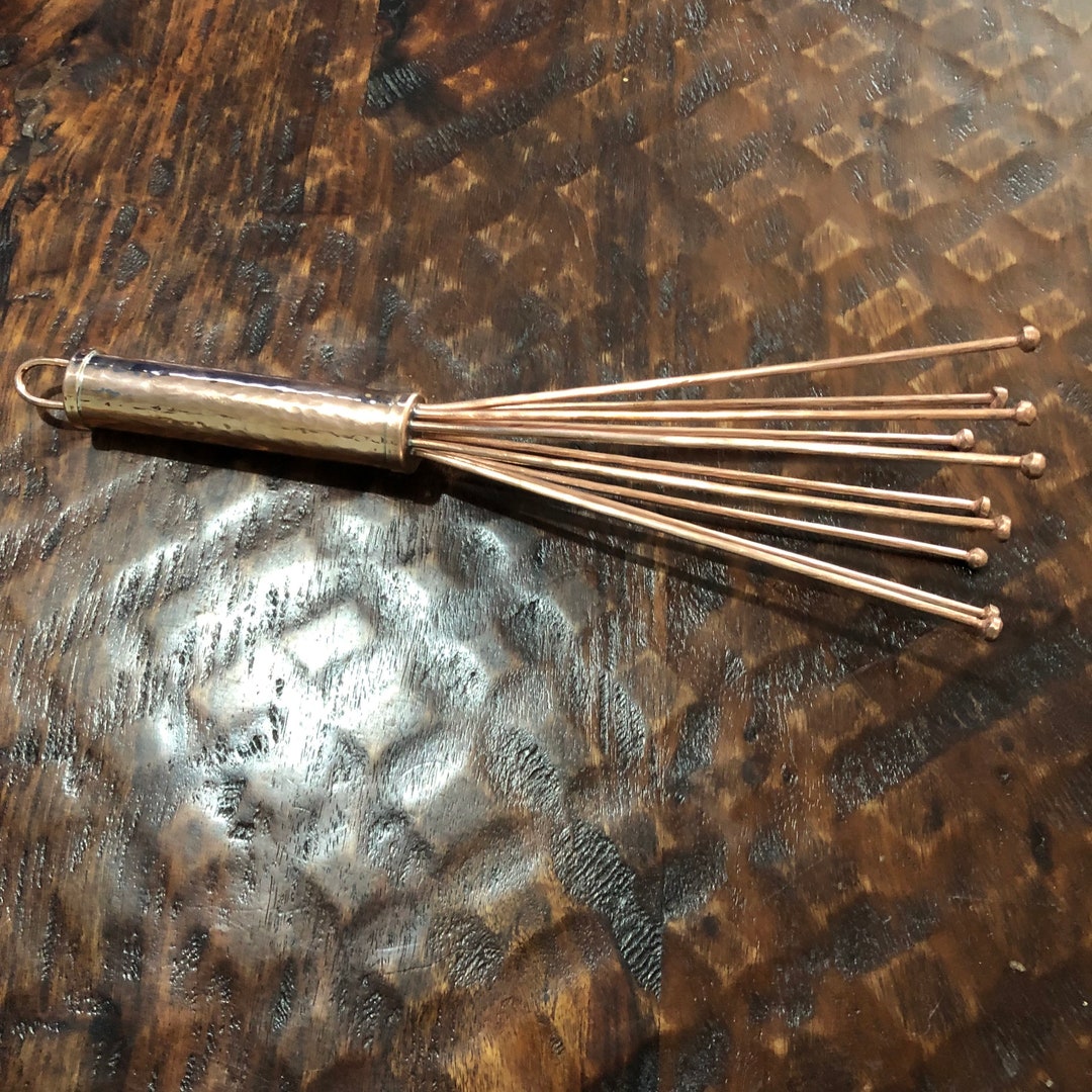 Handcrafted Hammered Copper Ball Whisk - Etsy