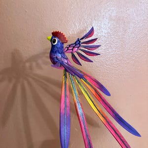 Alebrije Exotic Quetzal Bird Wood Carving by Roberto and Esperanza ...