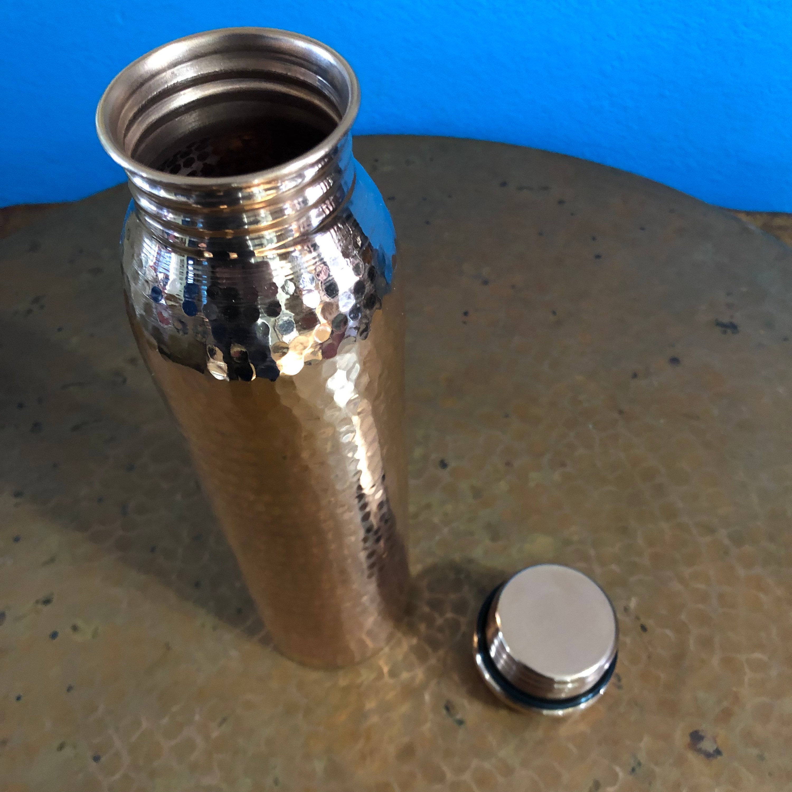 Pure Hammered Copper 1 Quart Water Bottle pure-hammered-copper-1-quart-water-bottle