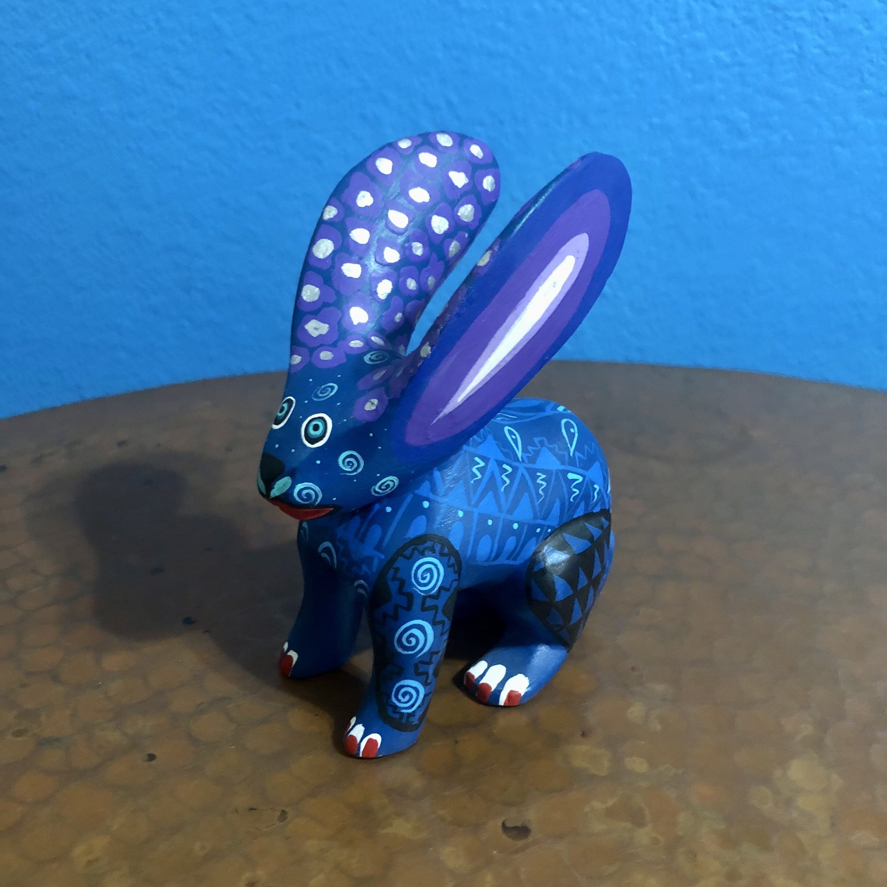 Alebrije Rabbit Handcrafted Wood Carving by Zeny Fuentes and Reyna Piña ...