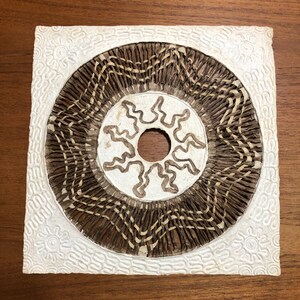 Handmade Amate Bark Paper Wall Art: Natural Braided Detail - Etsy