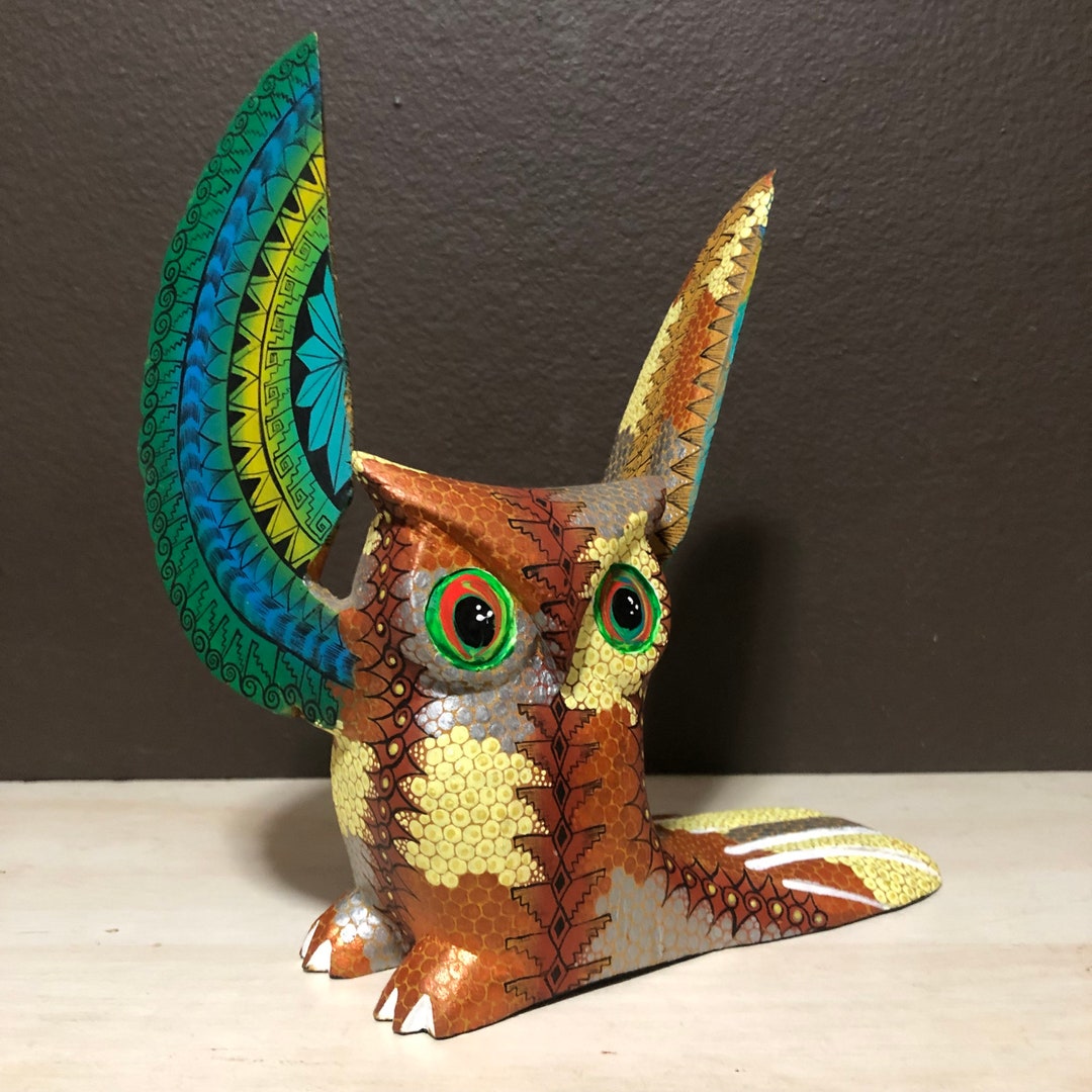 Alebrije Owl Wood Carving by Roberto and Esperanza Martinez From Oaxaca ...