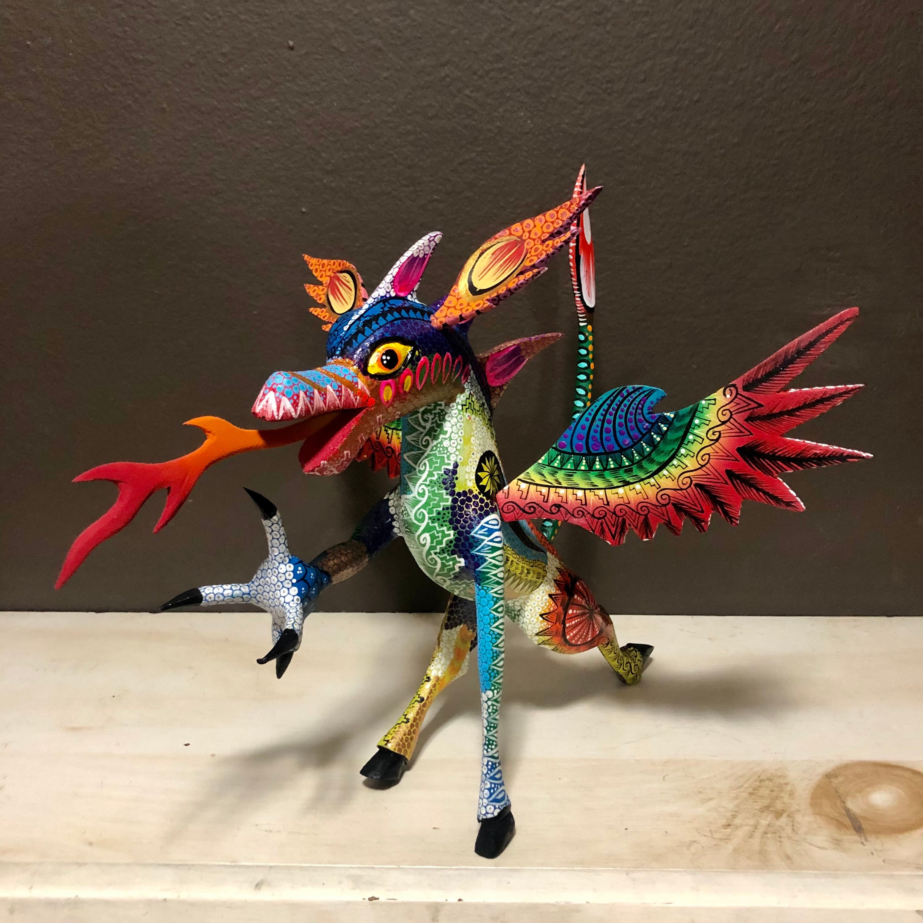 Alebrije Spirit Animal Wood Carving by Esperanza Martinez from Oaxaca ...