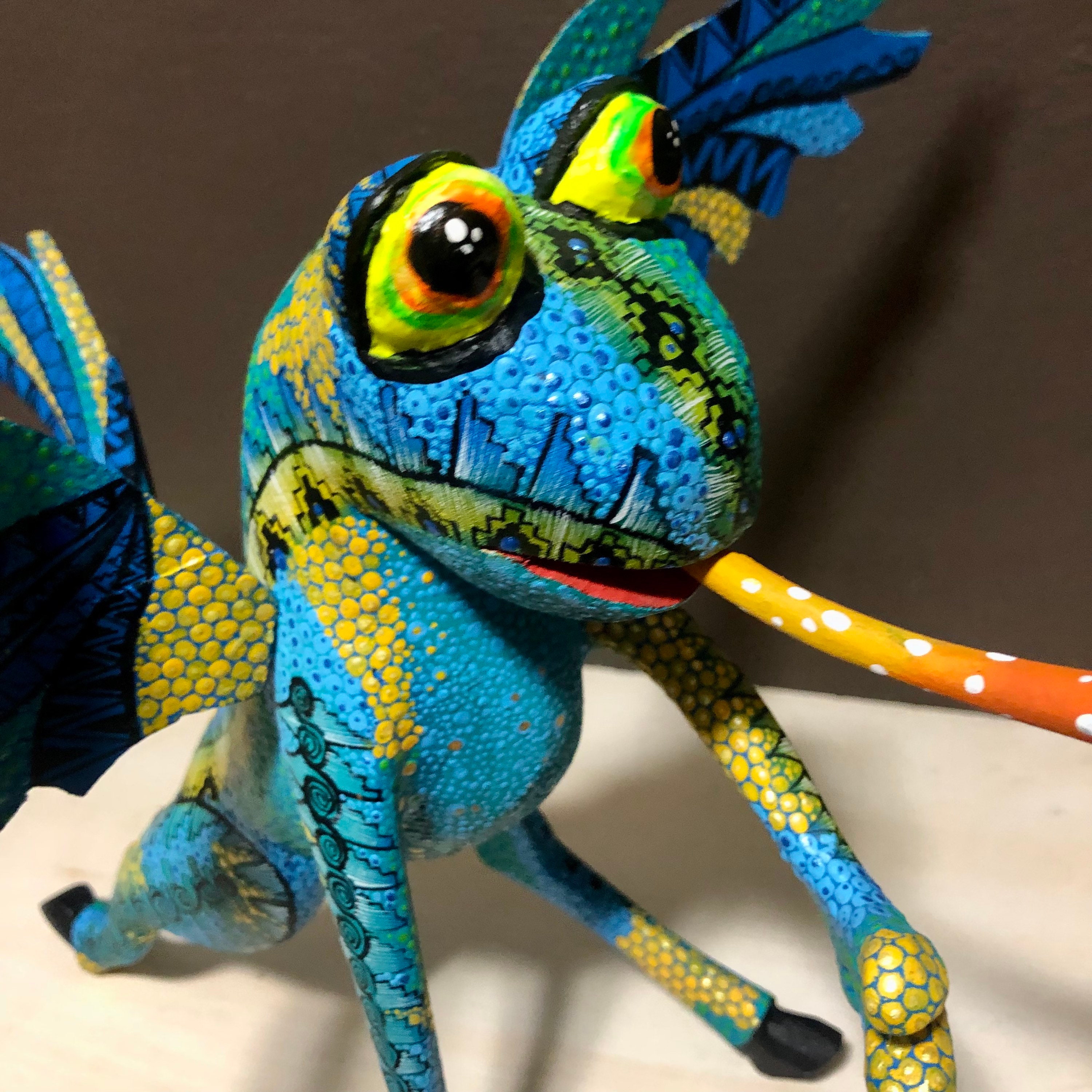 Alebrije Spirit Animal Wood Carving by Esperanza Martinez from Oaxaca ...