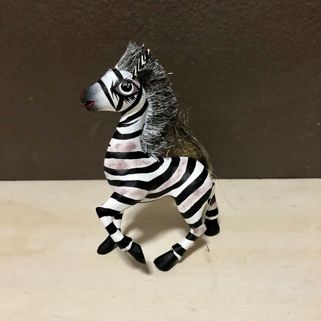 Alebrije Zebra Handcrafted Wood Carving by Fatima Fuentes From Oaxaca ...