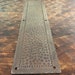 Hammered Copper Door Push Plate With Brown Patina (12” X 3”) - Etsy