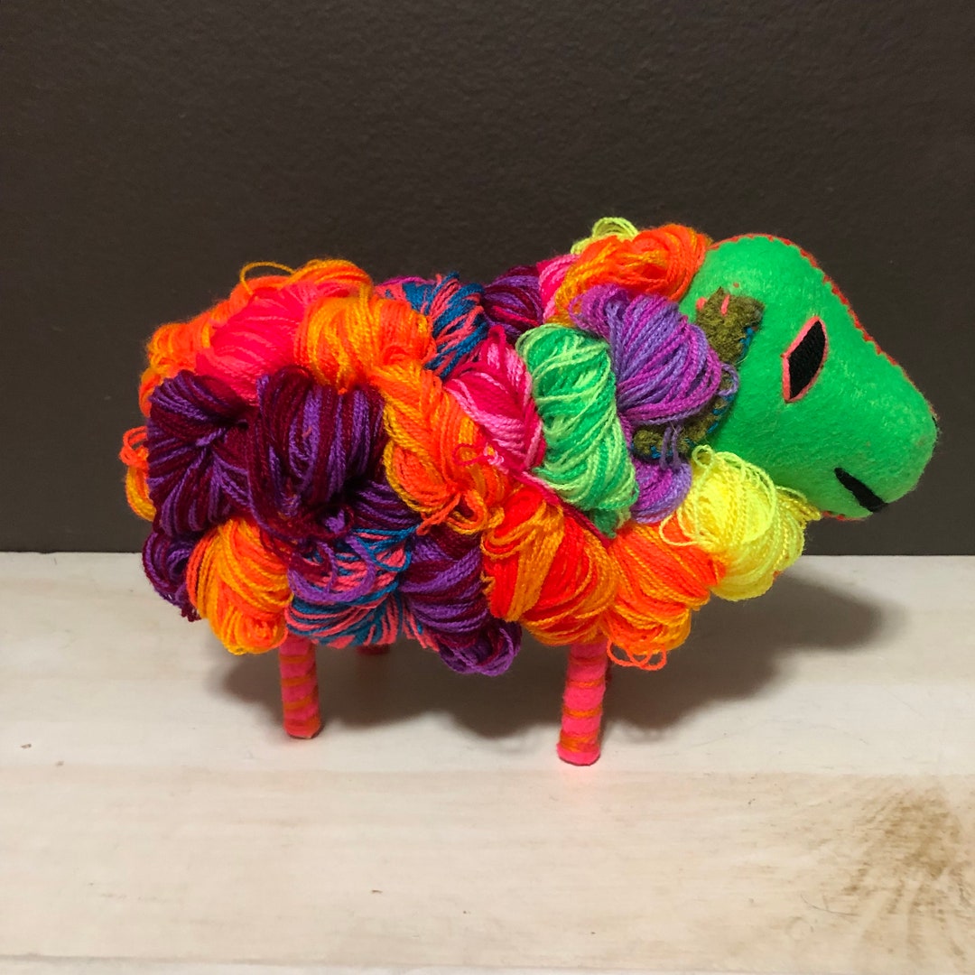 Hand Sewn Stuffed Animal Lamb Plush Toy - Etsy