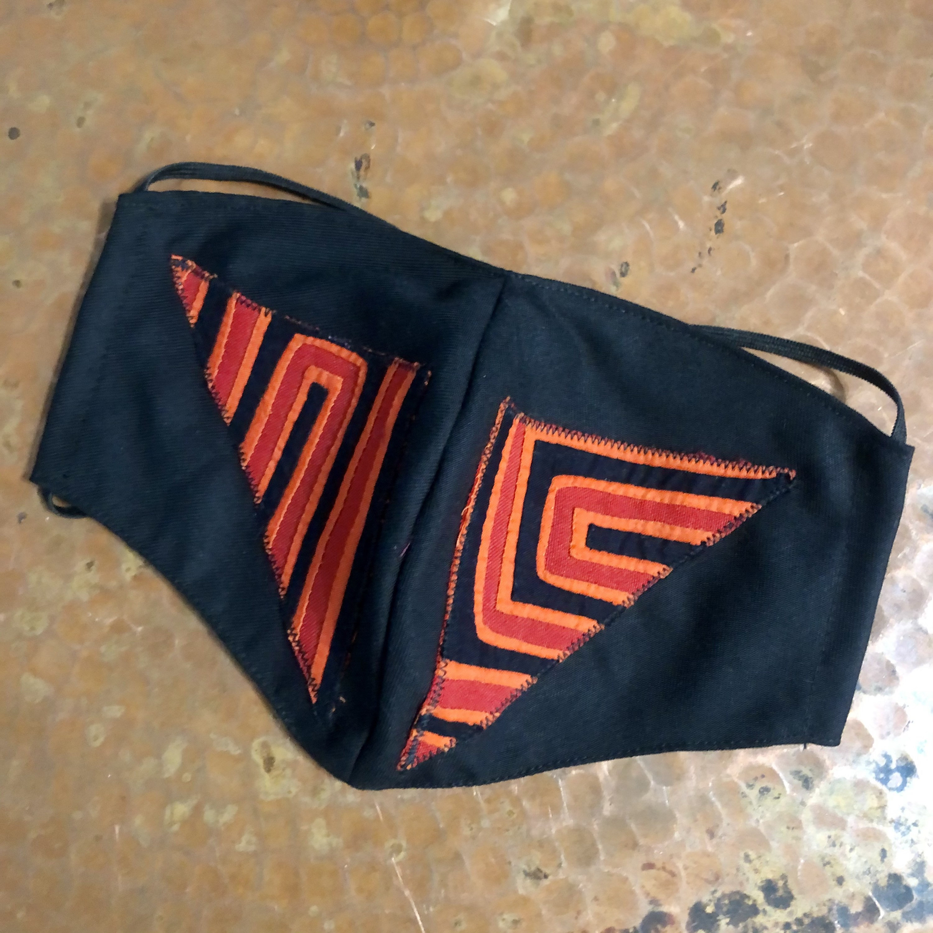 Colombian Face Mask with Traditional Kuna Mola Art Design with filter ...