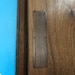 Hammered Copper Door Push Plate With Brown Patina (12” X 3”) - Etsy