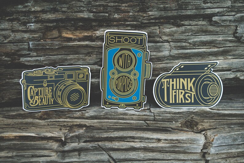 Film Camera Sticker Set 2 - Etsy